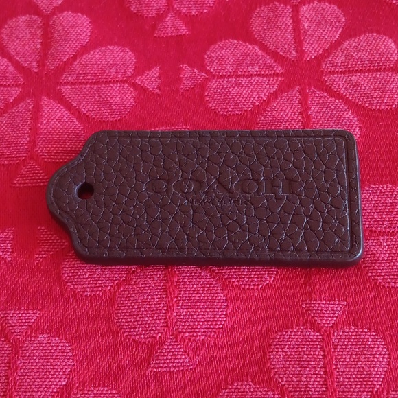 Coach | Bags | Coach Bag Tag Dark Brown | Poshmark